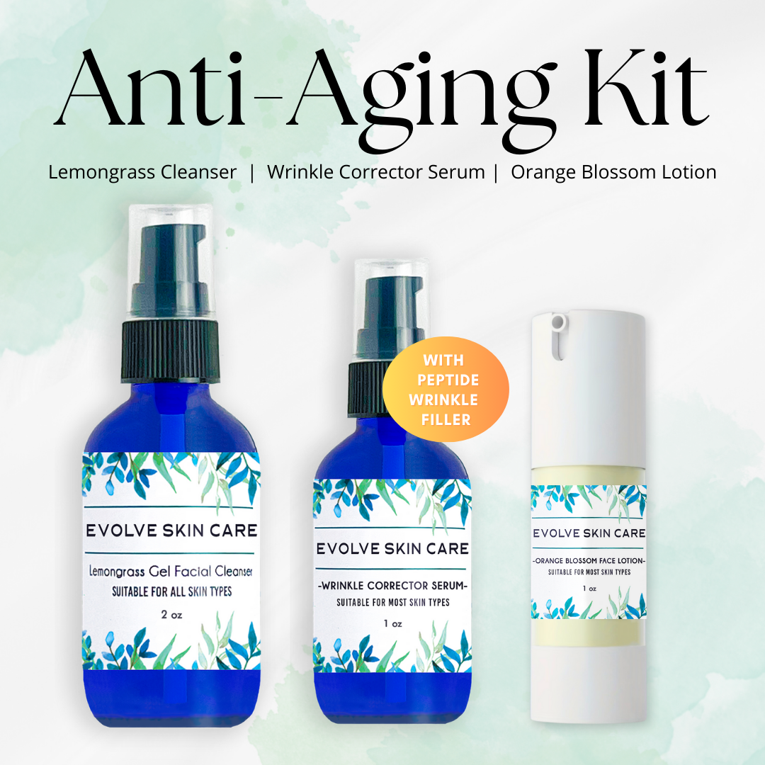 Evolve Skin Care Anti-Aging Kit | Natural Ingredients | Quality Facial Care