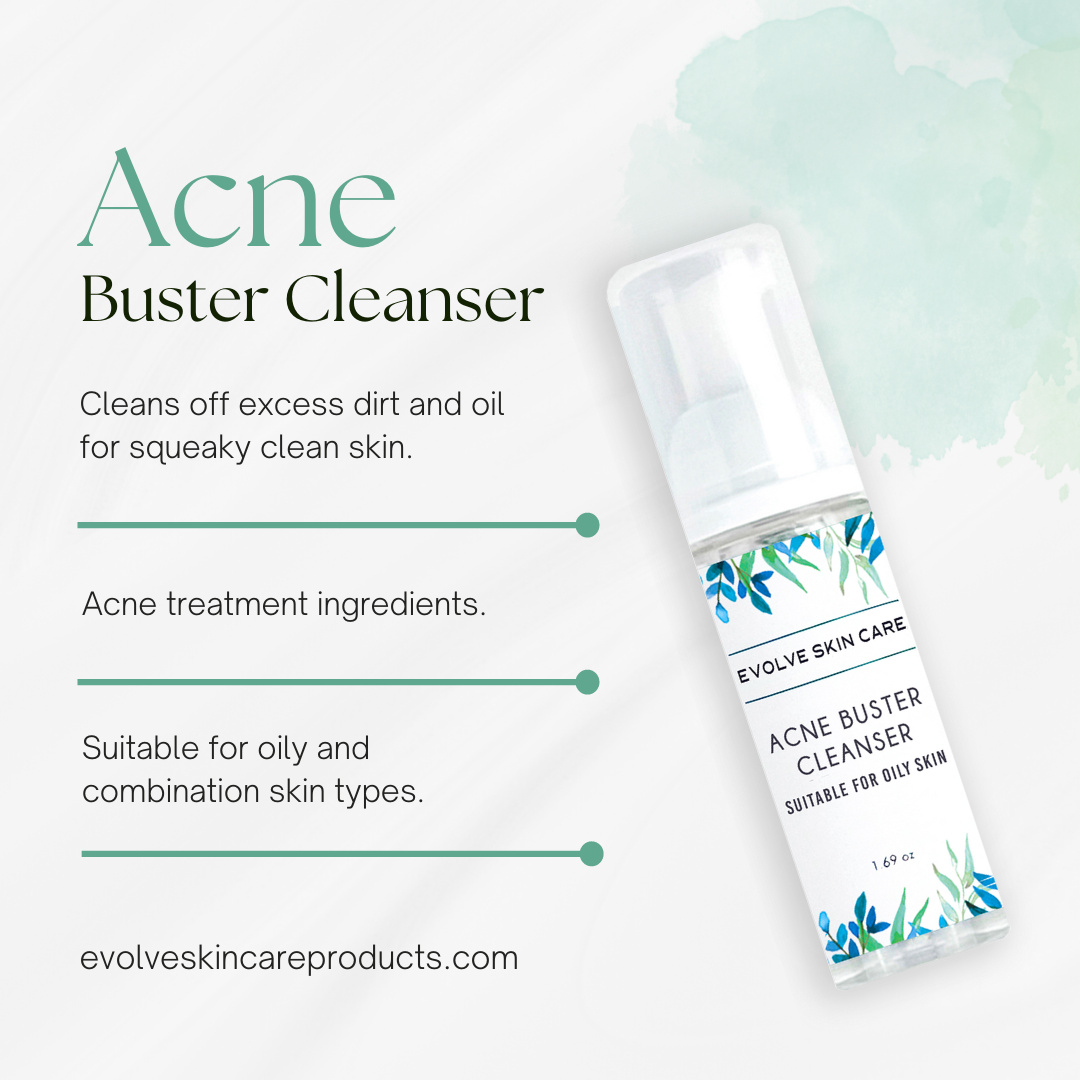 Evolve Skin Care Acne Buster Cleanser | Natural Ingredients | Quality ...
